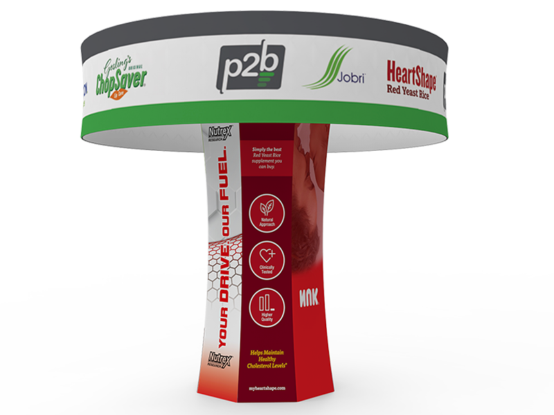 Custom Hex Tower Display | Pop USA are the Display Experts!