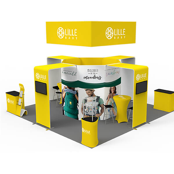 6m x 6m Booths | Pop USA are Experts in POP Displays and Websites